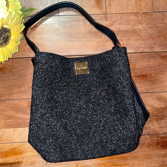 Coco + Carmen | Bags | 32 Coco Carmen Tweed And Vegan Leather Bucket ...